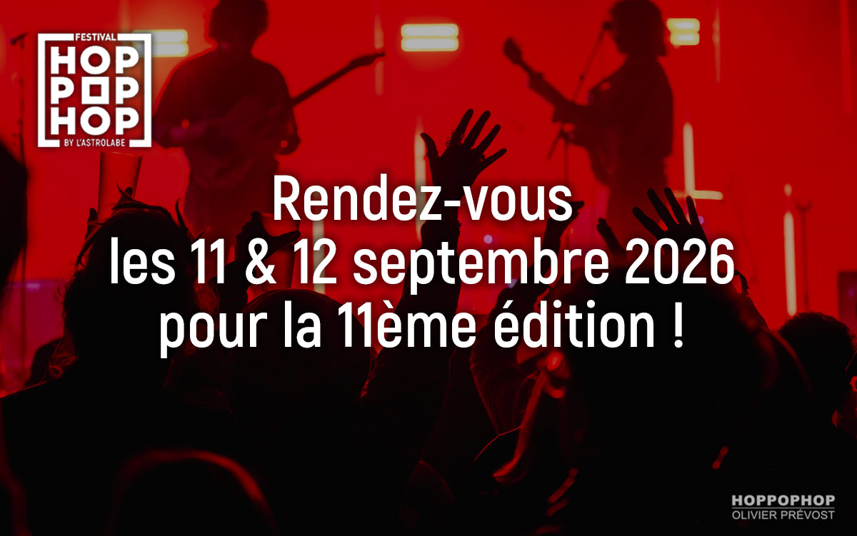 Rendez-vous les 11-12 septembre 2026 | Festival Hop Pop Hop